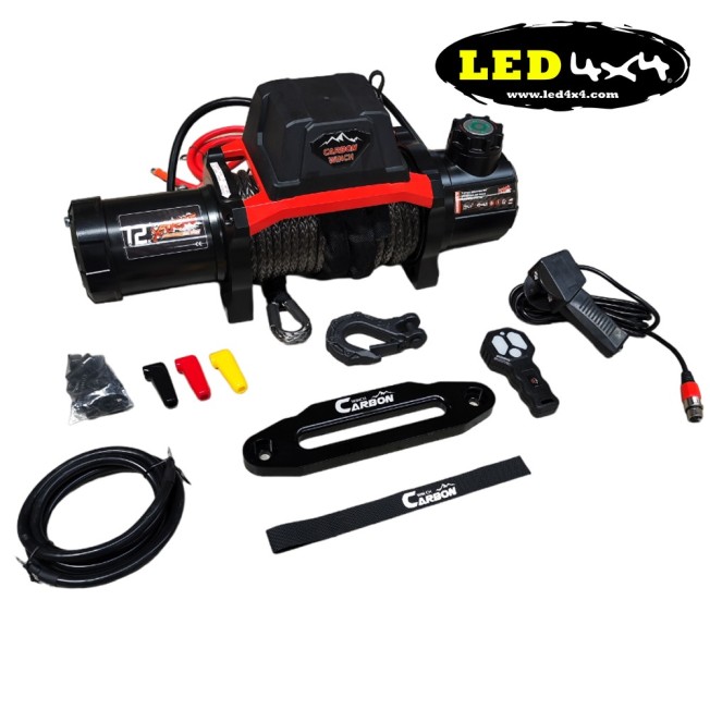 Treuil CARBON WINCH DOUBLES EXTRÊMES 12 000 LBS 12V
