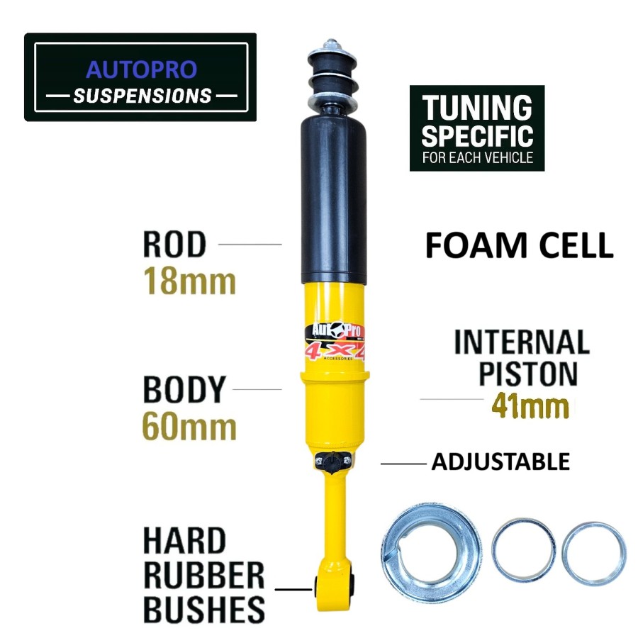 Shock absorber front Reinforced adjustable + 5cm AutoPro Toyota Lan...