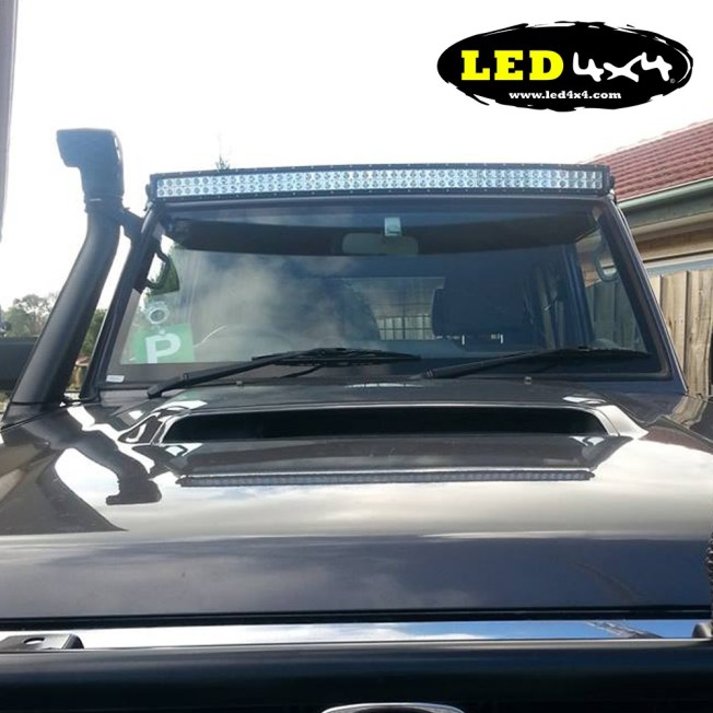 Brackets Toyota Landcruiser 79 series for curved 50" led bar
