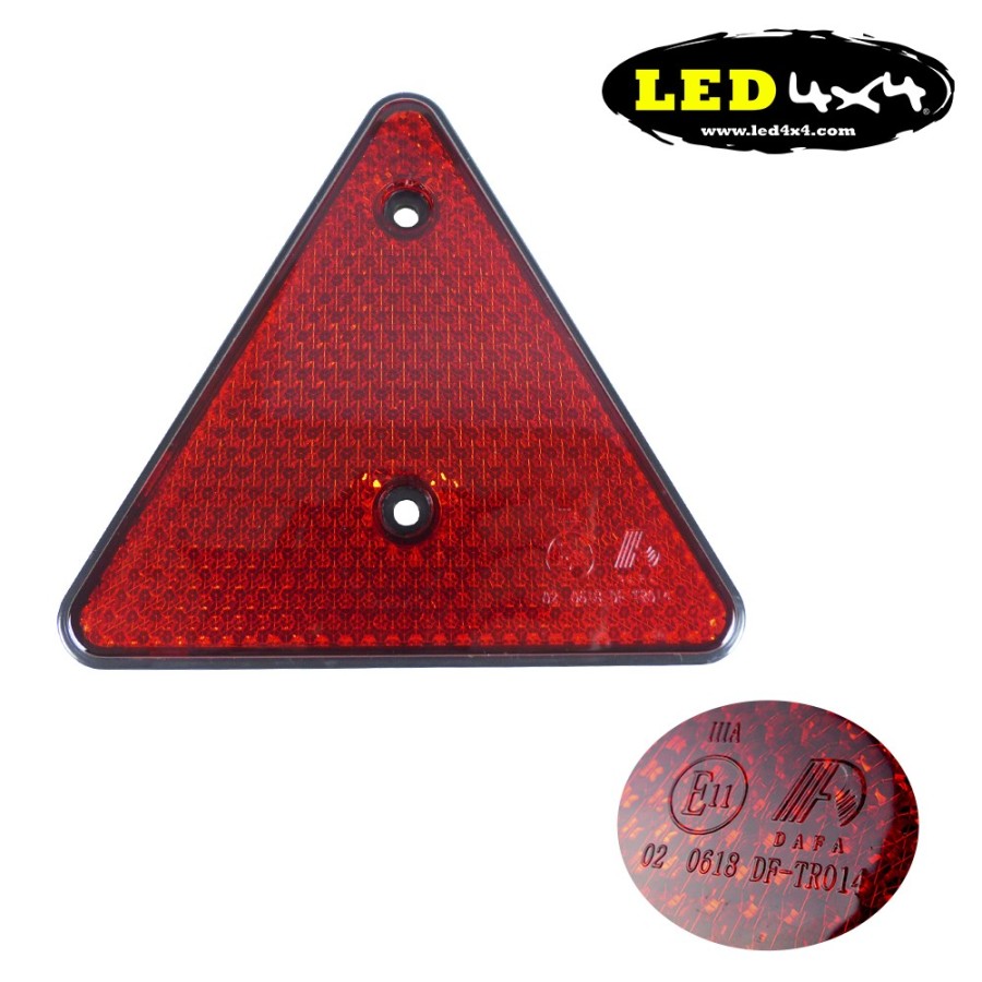 Approved triangular retro-reflector