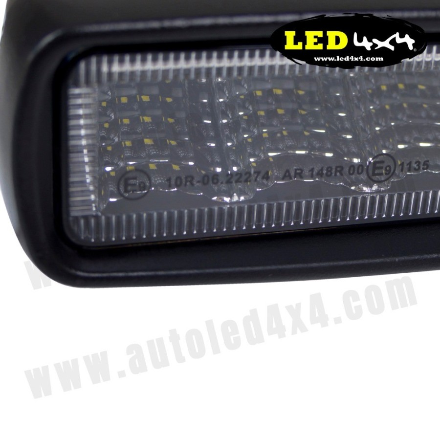 LED bar with 30W OSRAM LEDs Approved ECE R23 reverse