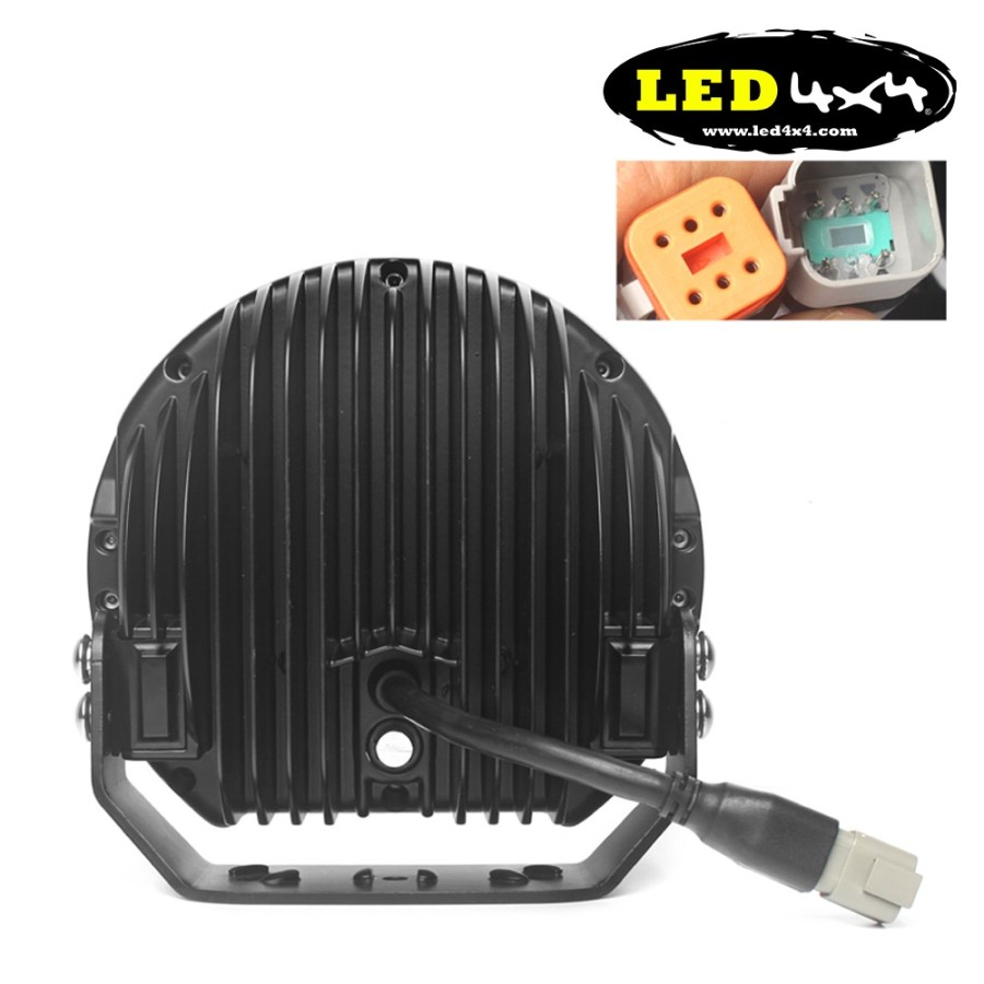 LED headlight 150W Intensity OSRAM LEDs approved long range HR 30 p...