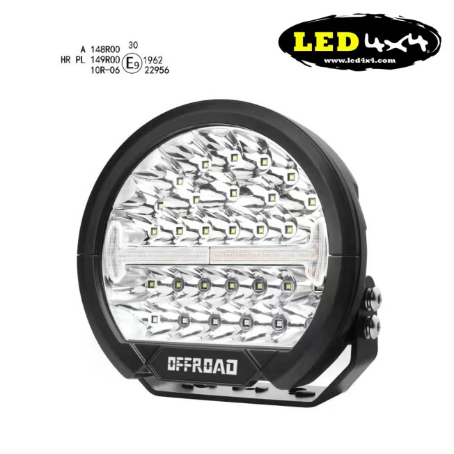 LED headlight 150W Intensity OSRAM LEDs approved long range HR 30 p...