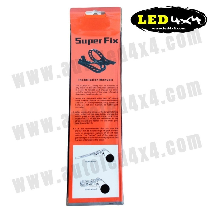 Super Fix kits 2 Rubberklammern SR13114
